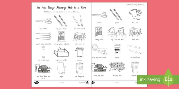 Back to School Classroom Treasure Hunt Activity Te Reo Māori