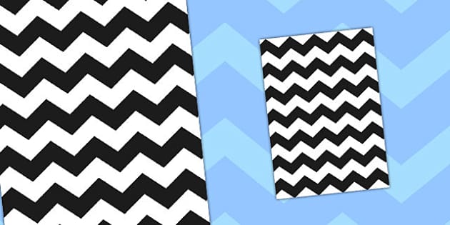 Black Zig Zag Themed A4 Sheet (teacher made)