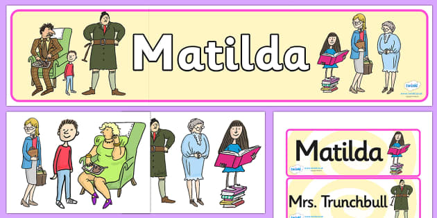 FREE! - Set-up Displays to Support Teaching on Matilda Resource Pack