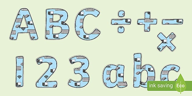 Safer Internet Day Display Lettering | Twinkl (teacher made)