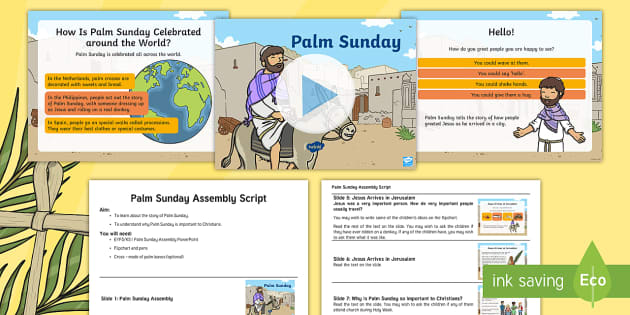 Palm Sunday Assembly Pack (teacher made) - Twinkl
