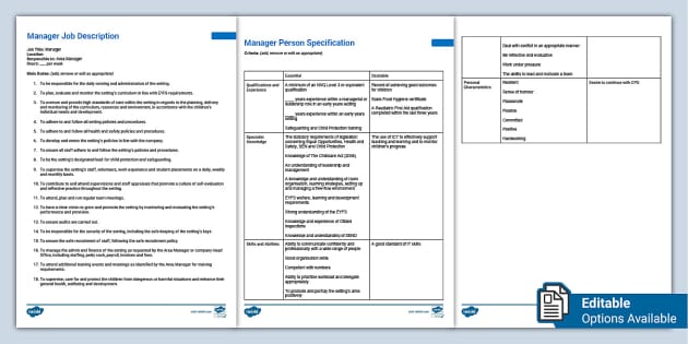 Manager Job Description And Person Specification For Early Years manager-job-description-and-person-specification-for-early-years