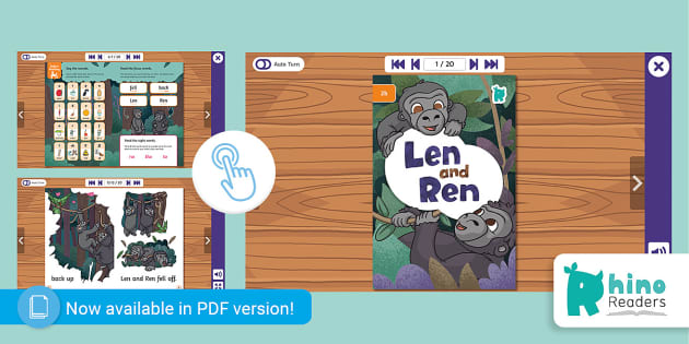 Level 2b Decodable Readers: Len and Ren (Teacher-Made)