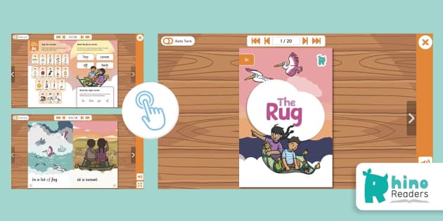 Level 2c Decodable Readers: The Rug (teacher made) - Twinkl
