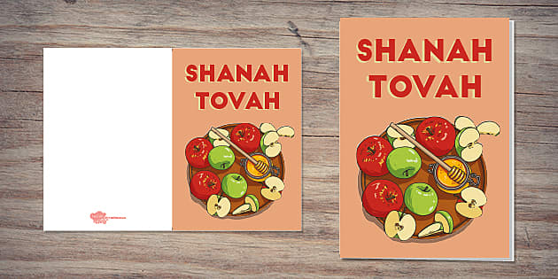 Shanah Tovah Foods Card | Twinkl Party (professor feito)