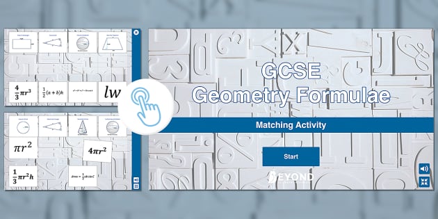 GCSE Geometry Formulae Matching Activity: Higher | Beyond