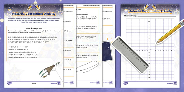 Matariki Coordinates Activity (Hecho por educadores)