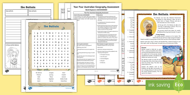 Ibn Battuta Assessment Pack (teacher made) - Twinkl