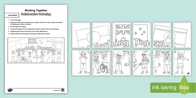 Working Together Collaborative Colouring (professor feito)