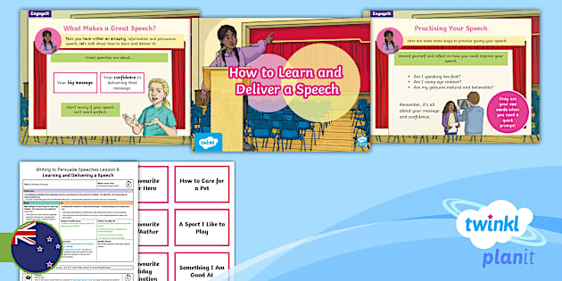Phase 2 Writing Lesson 9: Learning and Delivering a Speech