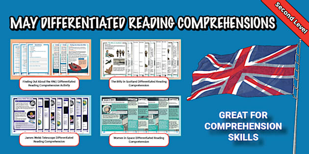 May CfE Second Level Reading Comprehensions Pack