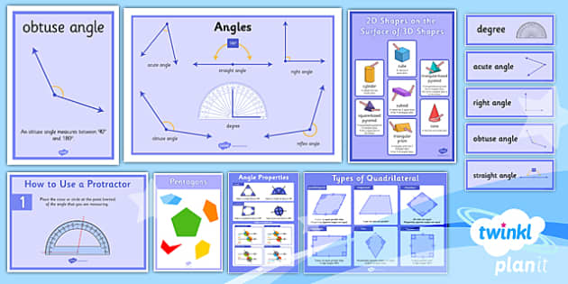 PlanIt Maths Y5 Properties of Shapes Display Pack - Twinkl