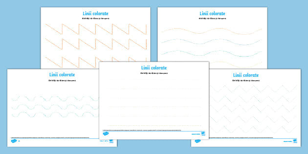 Linii colorate – Abilități de tăiere și decupare