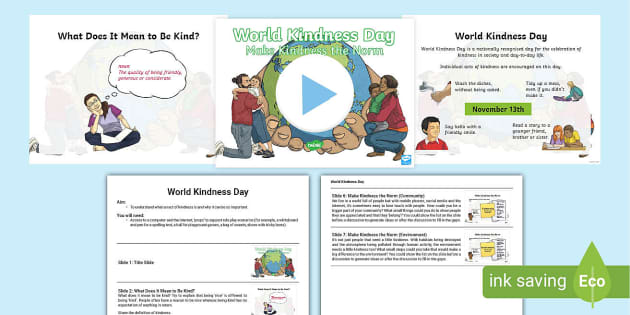 KS2 World Kindness Day Assembly Pack - Primary Resource