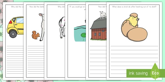 Spring Animal Writing Prompts and Photos | Twinkl USA