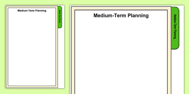Foundation Phase Medium Term Planning Tab A4 Display Poster-Welsh