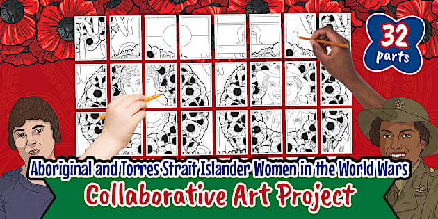 Aboriginal and Torres Strait Islander Women in World Wars Collaborative Art