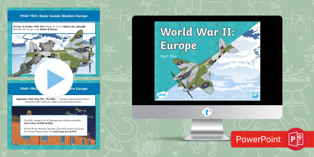 World War II: Europe Grade 9 History (teacher made)