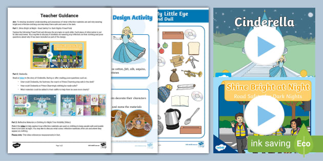 Help Cinderella Shine Bright: Reflective Materials Activity