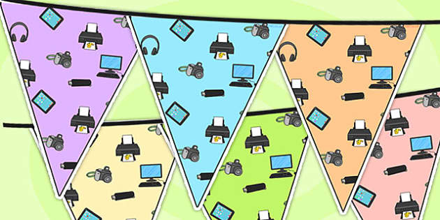 👉 ICT Area Themed Bunting (teacher made)