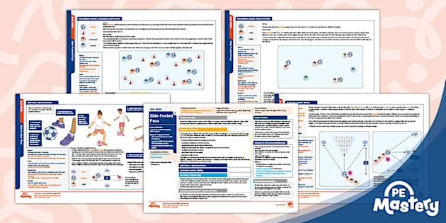 PE Mastery: S1 Ball Skills Kicking Lesson 3 - Side-foot Pass