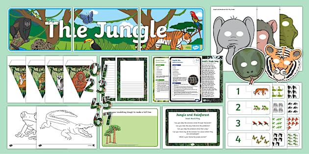 Childminder Jungle and Rainforest Kindergarten Resource Pack