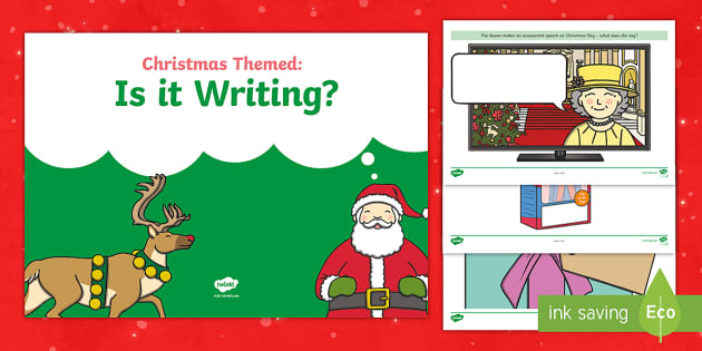 Is It Writing? Christmas Activity Booklet (teacher made)
