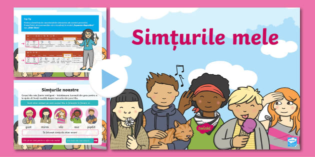 Simțurile mele – Prezetare PowerPoint - Twinkl