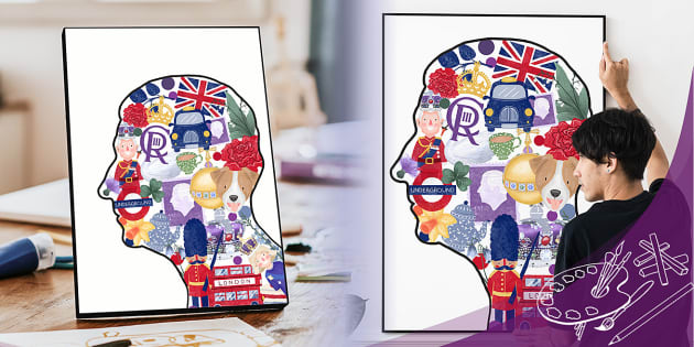 King Charles III Profile Poster (teacher made) - Twinkl