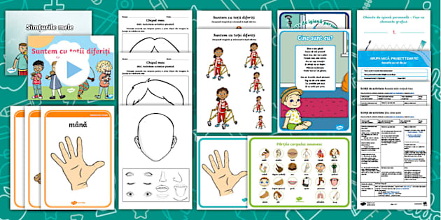 Grupa mică: Corpul meu – Pachet cu resurse pentru profesori