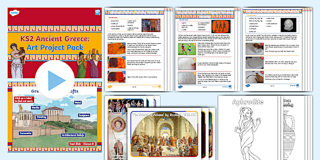 KS2 Ancient Greece: Art Project Pack (Teacher-Made) - Twinkl
