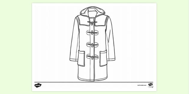 White Coat Colouring Sheet | Colouring Sheets