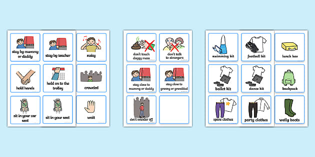 ASN Communication Cards Pack (Boy) (Teacher-Made)