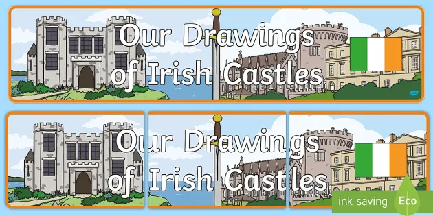 Irish Castles Drawings