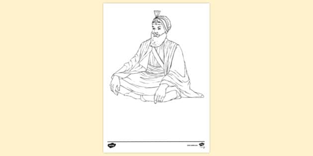 Guru Har Rai Colouring | Colouring Sheet (Teacher-Made)