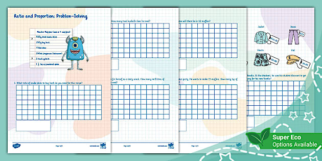 Ratio and Proportion: Problem-Solving (Ages 10 - 11) Ratio and Proportion: Problem-Solving (Ages 10 - 11)