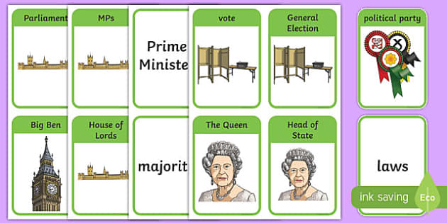 UK Parliament and Government Flashcards, general election, voting