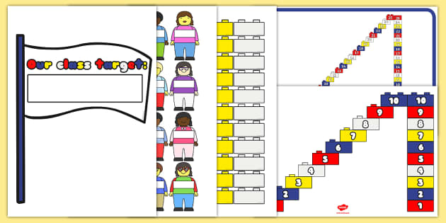 👉 Building Brick Reward Display Pack - Twinkl