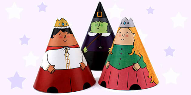 Rapunzel Cone Characters (teacher made) - Twinkl