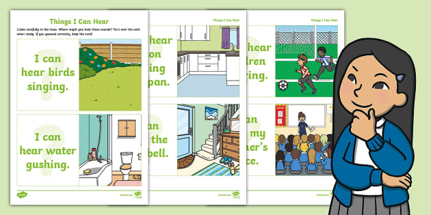 Language Skills: Things I Can Hear Foundation Stage - Twinkl