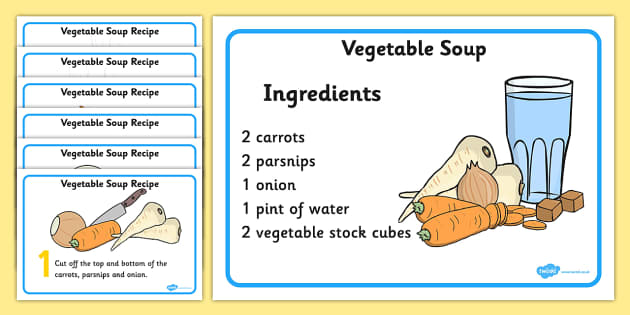 Soup Recipe Cards Parents Healthy Eating teacher Made soup-recipe-cards-parents-healthy-eating-teacher-made