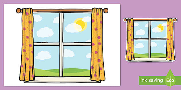 Home Corner Window Giant Cut Out Teacher Made Twinkl