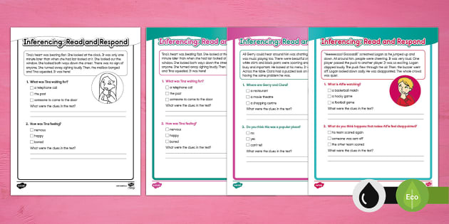 Reading Comprehension Canada: Inferencing Read and Respond