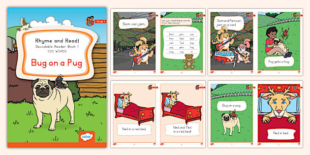 Grade 1 Phonics: Rhyme and Read! Decodable Reader Book 2