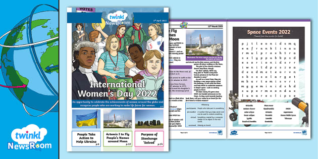 NewsRoom KS2 April News Magazine - April 2022 (teacher made)