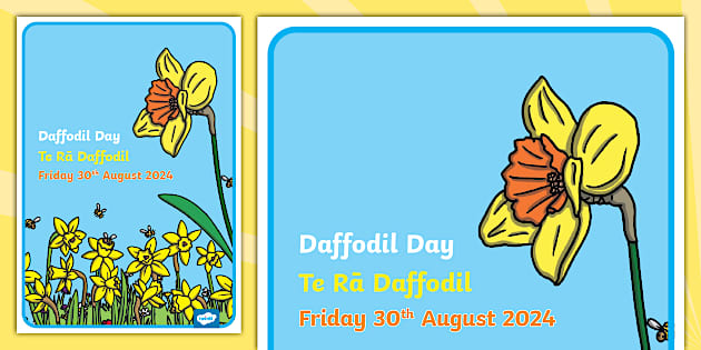Daffodil Day Poster NZ | Daffodil Day | Twinkl - Twinkl