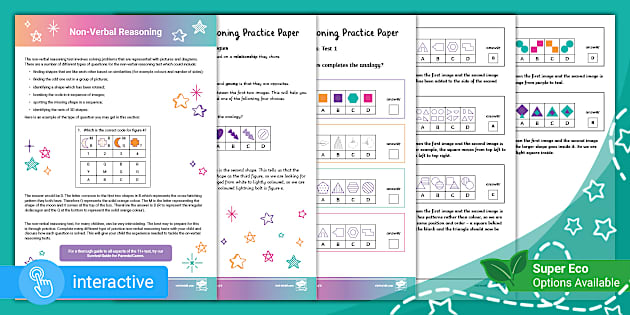 11 Plus Non-Verbal Reasoning Tests | Parent Support Tool