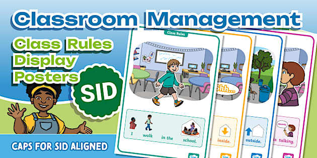 Foundation Phase - Classroom Management - Class Rules - Posters (CAPS ...
