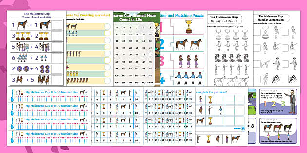 Horse Themed Maths Pack for F-2 (teacher made) - Twinkl