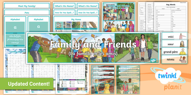 French: Family and Friends Year 3 Unit Additional Resources